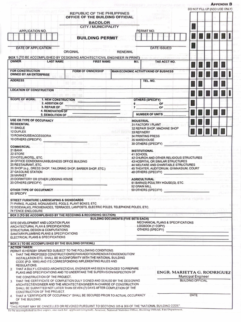 Building Permit | PDF