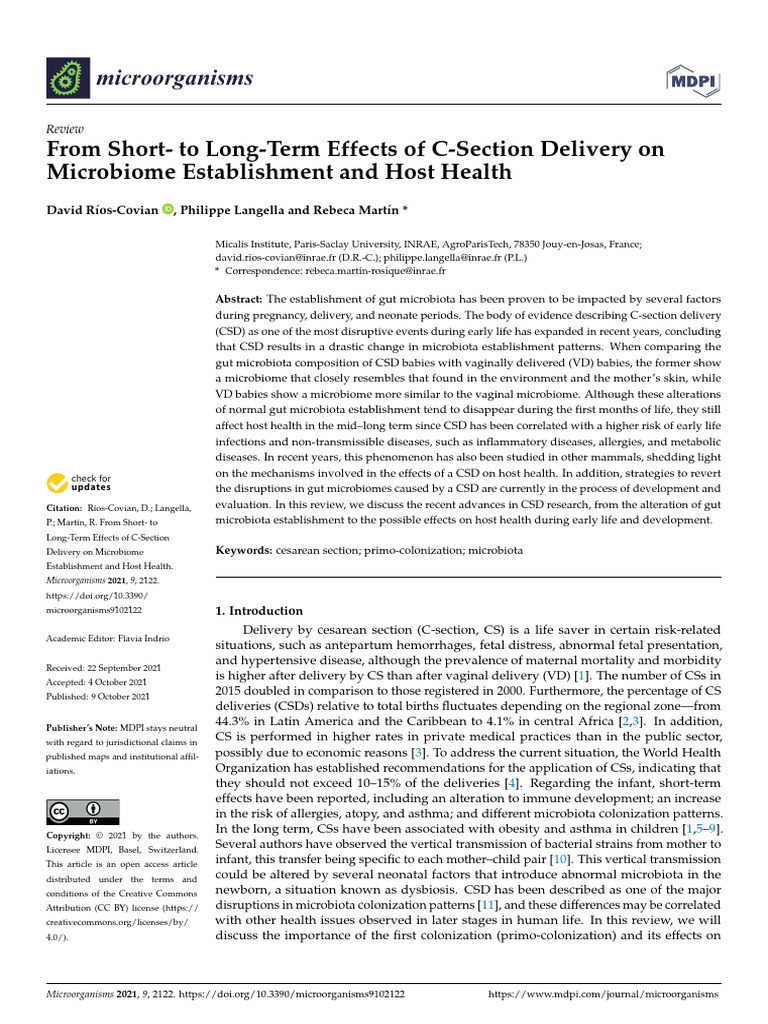 C Section On Microb | PDF