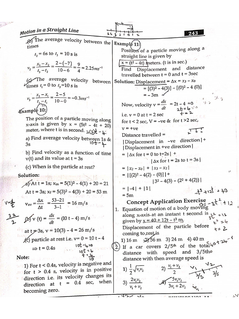 Kinematics Revised Quotations - Removed | PDF