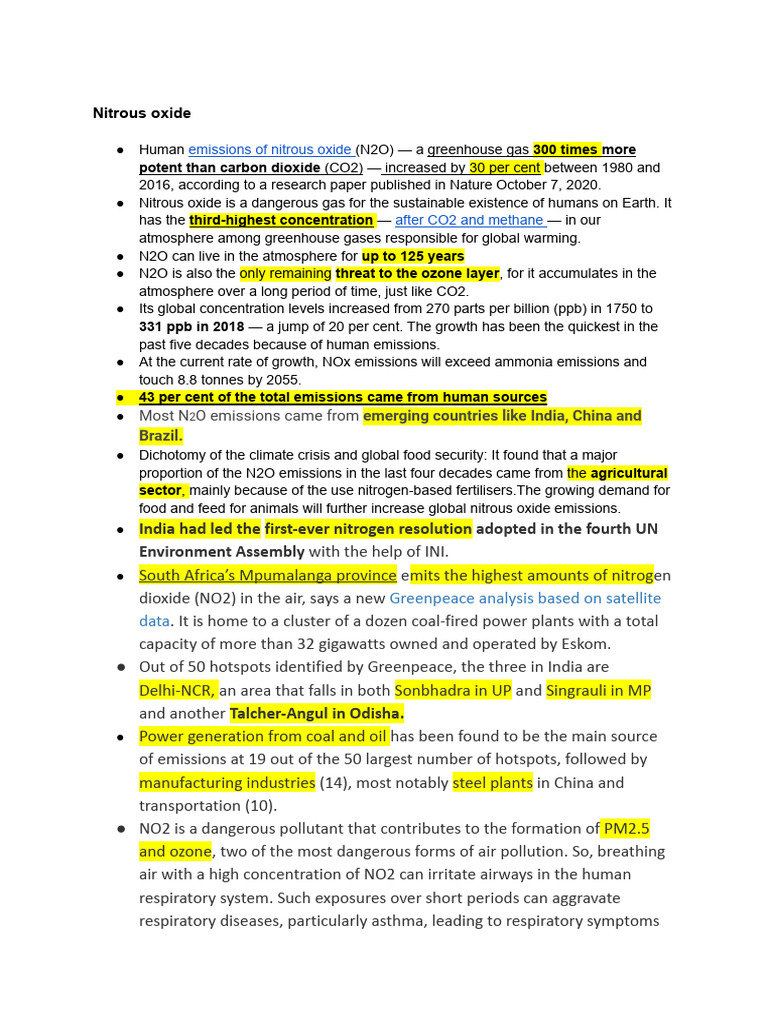 Environment Gases Pdf