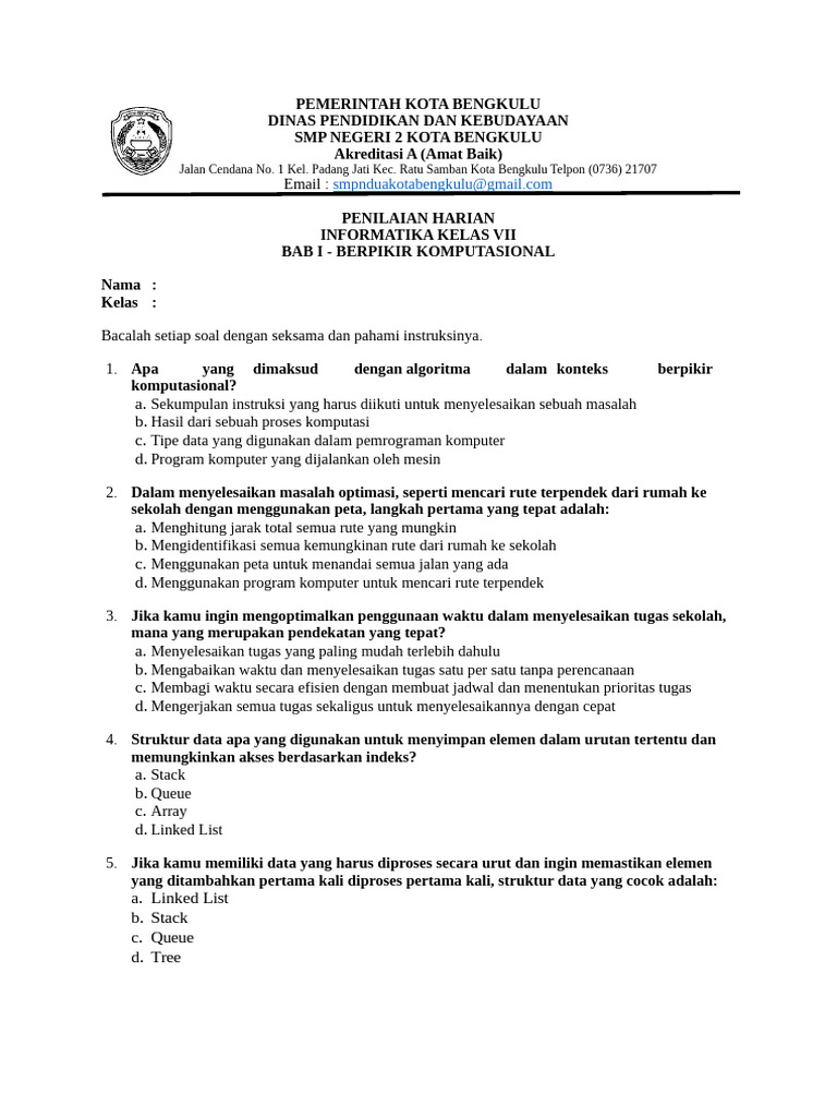 PH Tik Kelas 7 | PDF