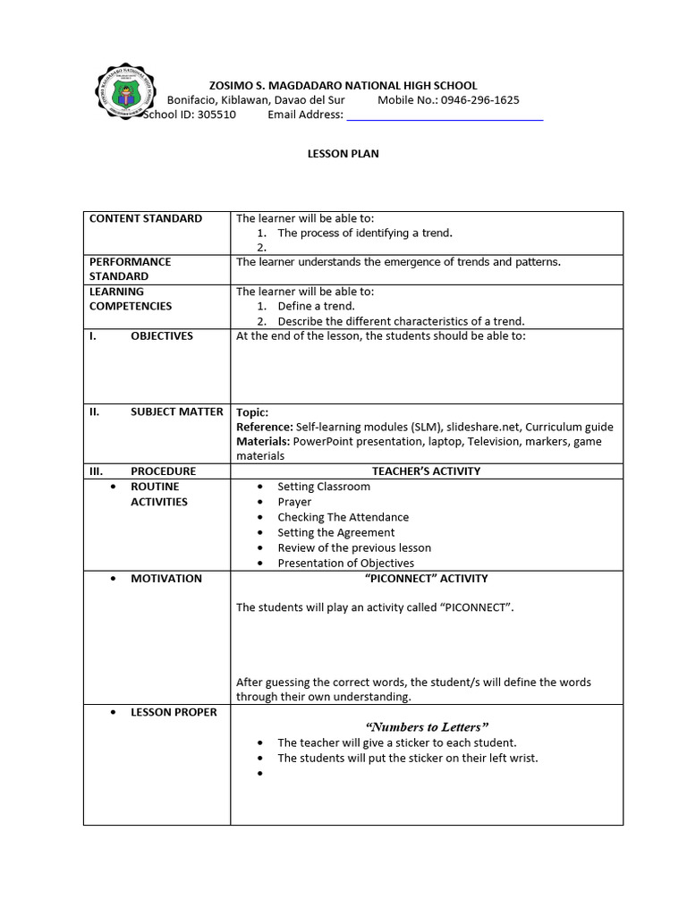 DLP Demo Q4 | PDF | Lesson Plan | Science & Mathematics