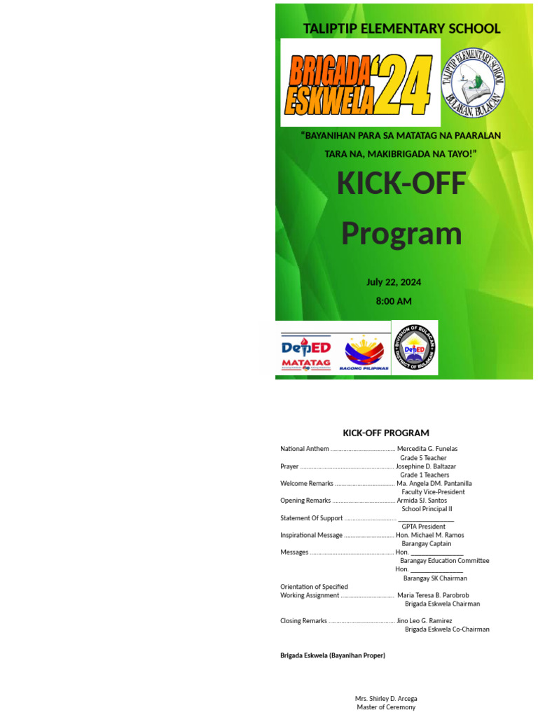 Brigada Program | PDF