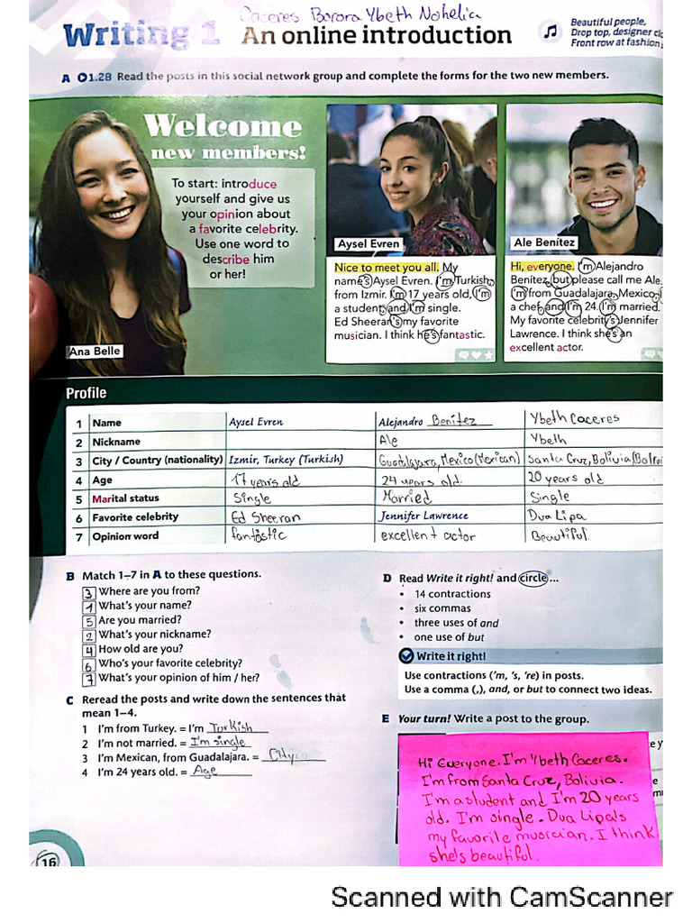 Workbook Ingles | PDF