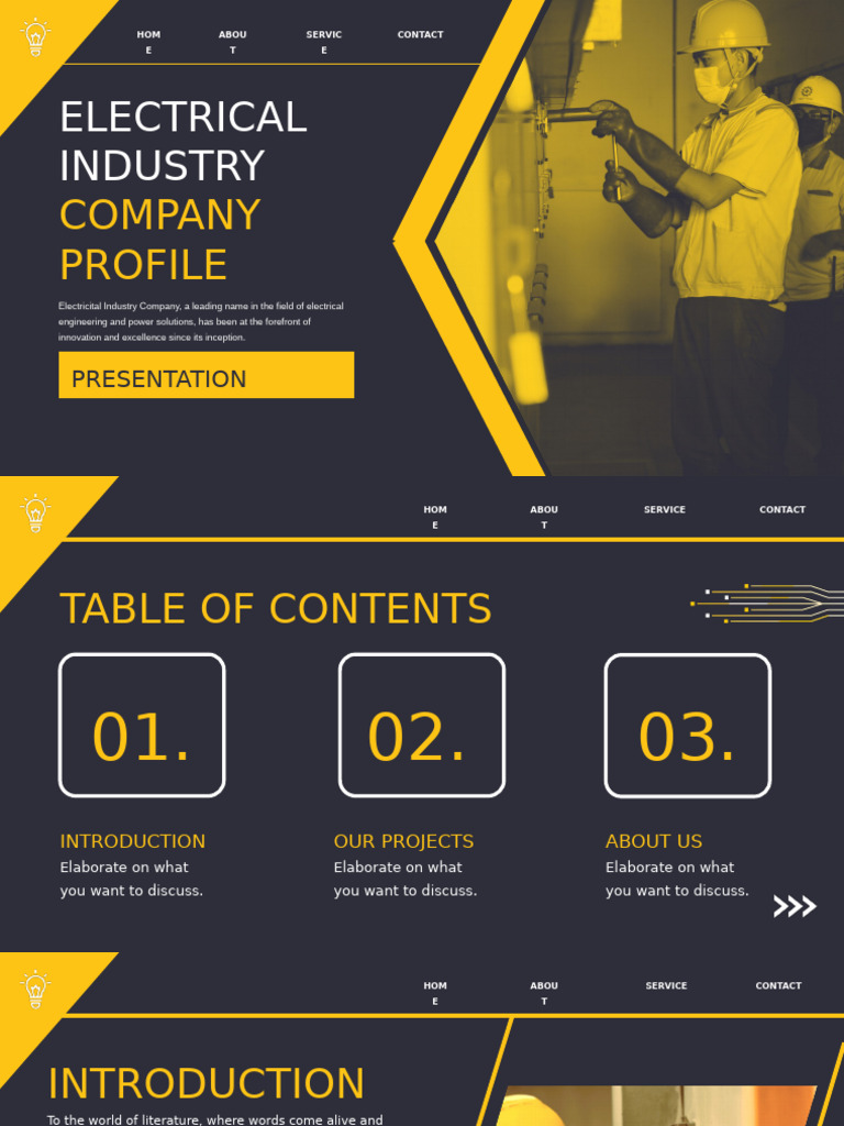 Electrical Industry Company Profile | PDF