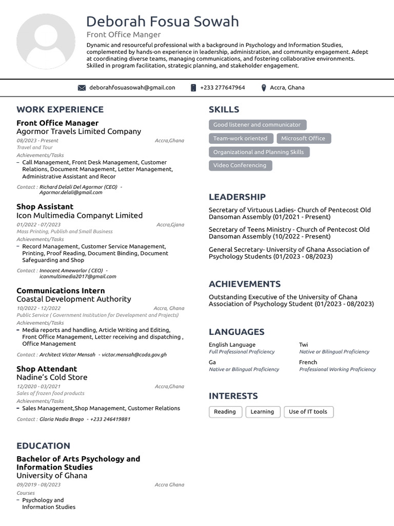 My Resume | PDF