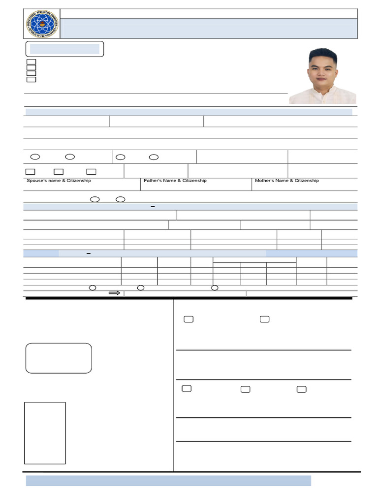 PRC Application Form - Scott | PDF | Justice | Crime & Violence