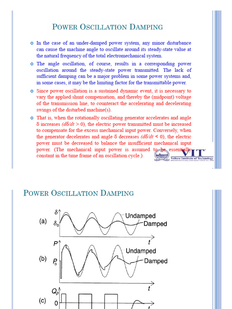 9-Objectives of Shunt Compensation - Power Oscillation Damping Using Shunt Compensation-01!08 ...