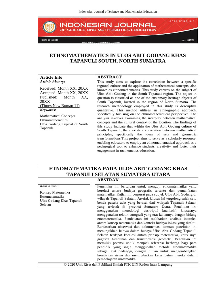 Contoh Jurnal | PDF