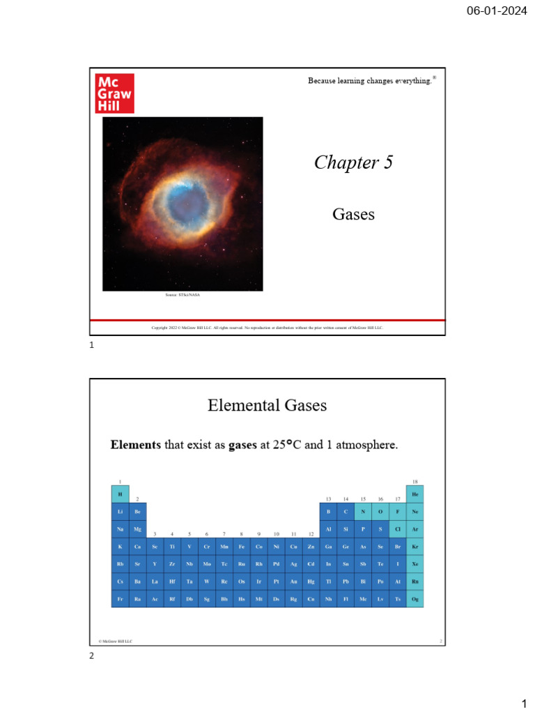 Chang 14e PPT Ch05 Gases | PDF