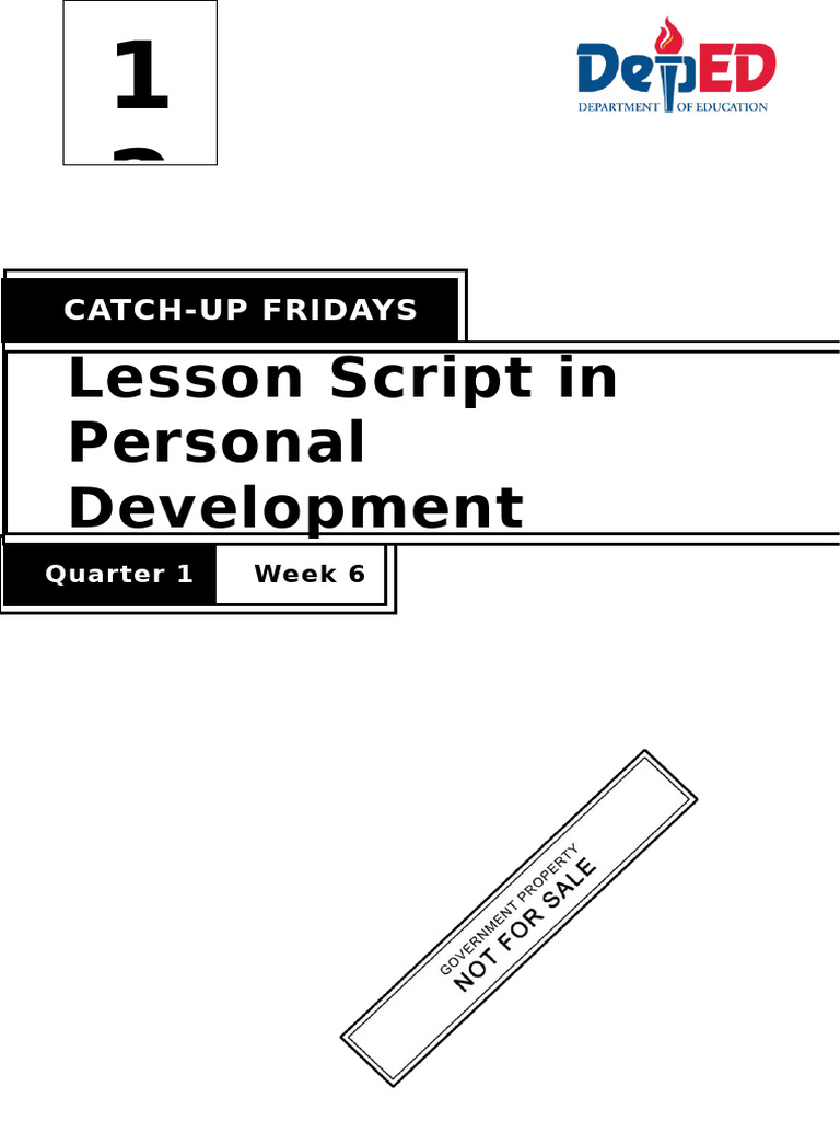 2024-LS-G12-NRP-NMP-CUP-WEEK 6-PER DEV-MELCs | PDF