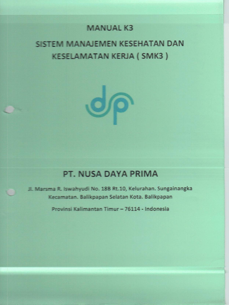 Dokumen SMK3 | PDF