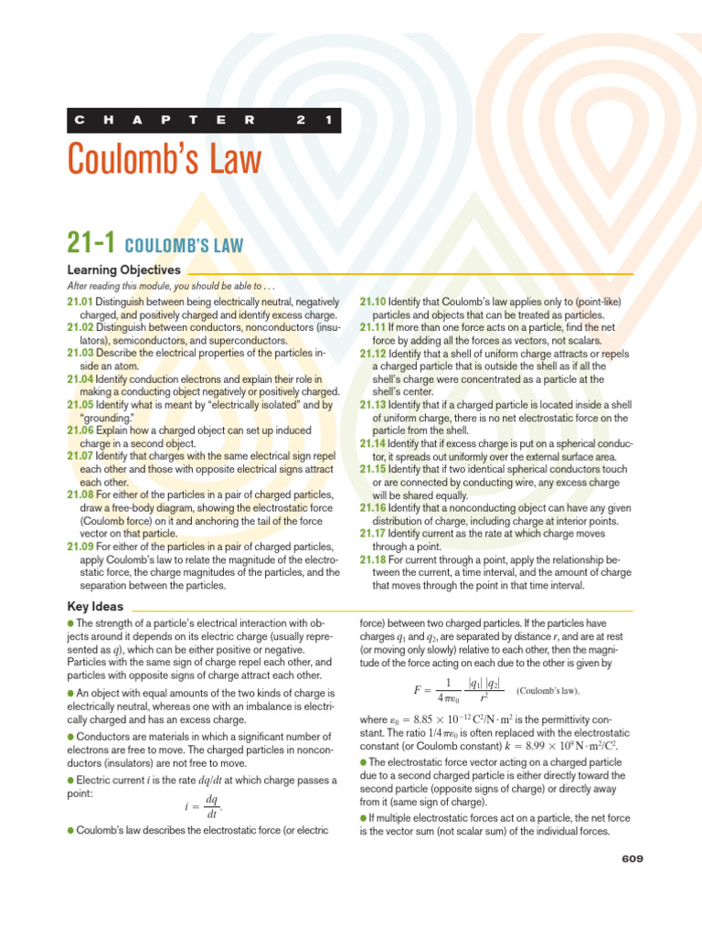 Coulombs Law Book | PDF
