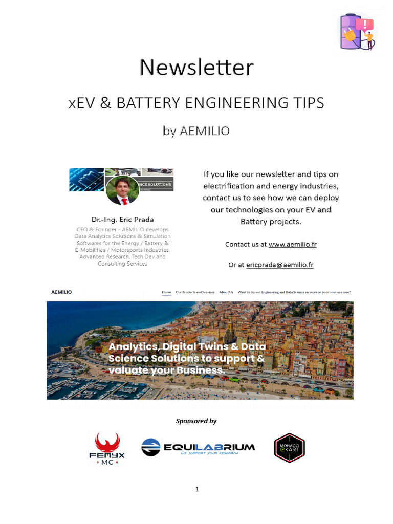 Newslette_xEV_and_Battery_Engineering_Tips | PDF