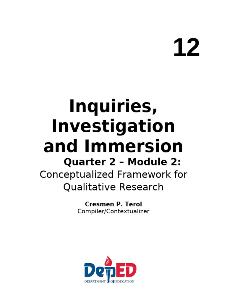 Copy of Copy of Revised Module-2 Conceptualized Framework for Qualitative Research | PDF