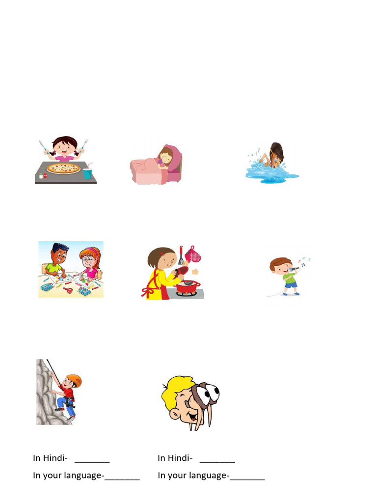 English WORKSHEET Class 2 | PDF