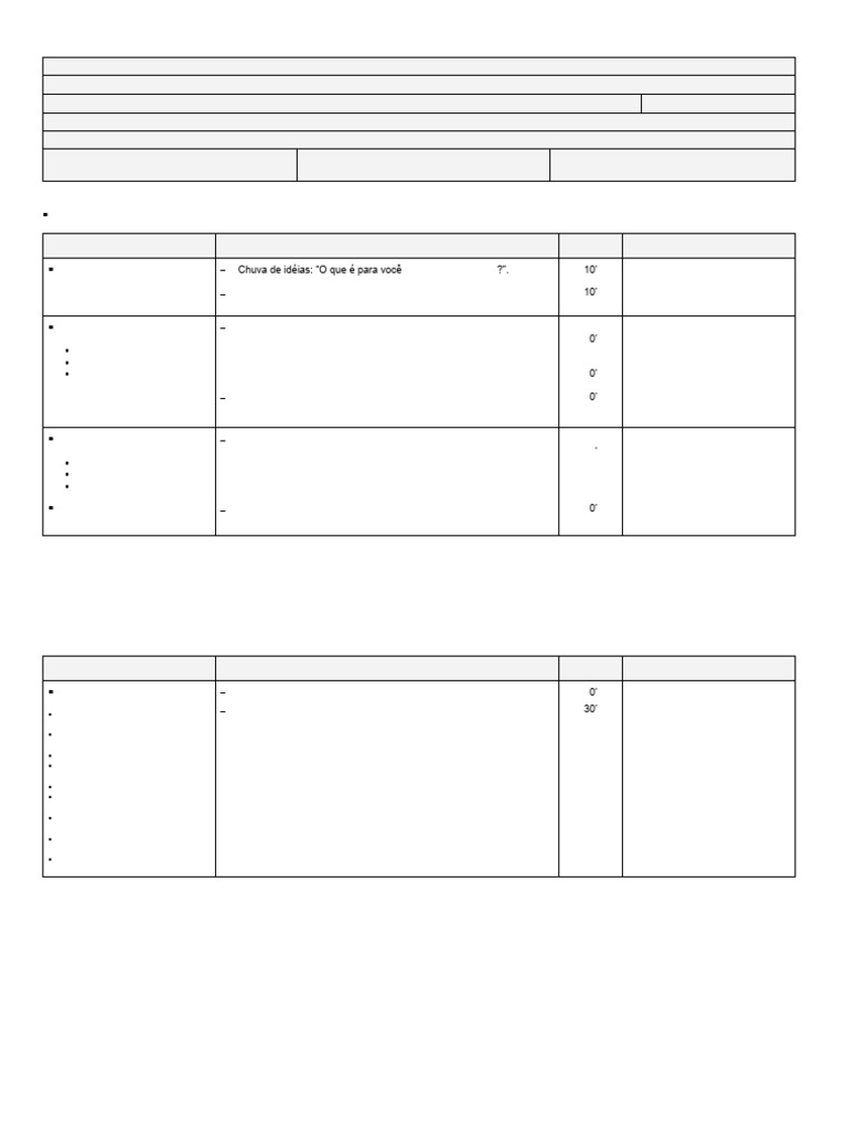 EA Modulo 2 - Plano de Aula 1 ESMI | PDF