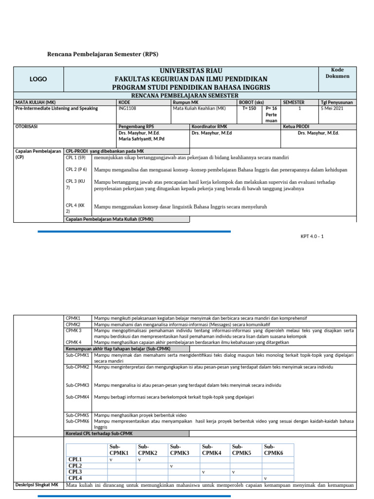 Pre-Intermediate Listening and Speaking | PDF