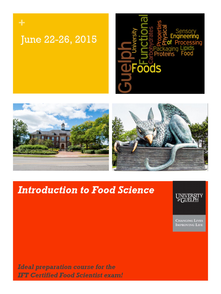 Introduction To Food Science | PDF | Science | Food Science