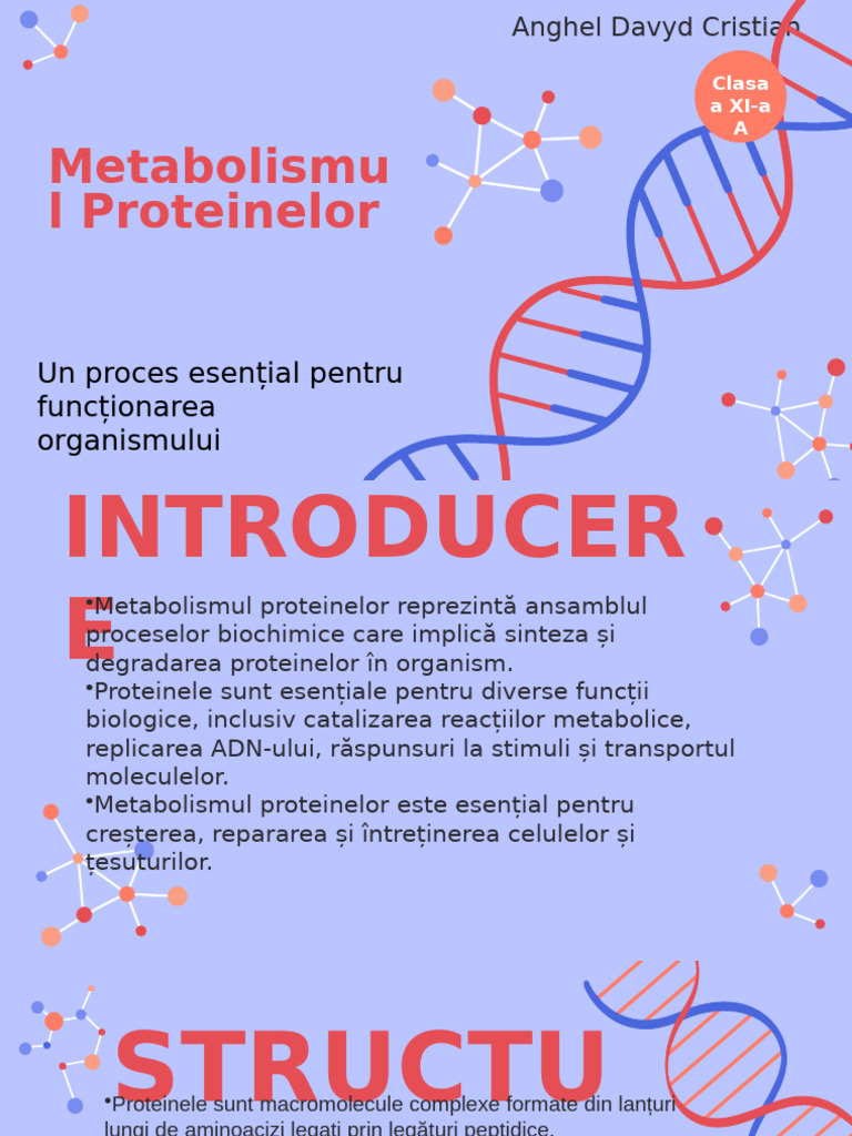 Metabolismul Proteinelor | PDF