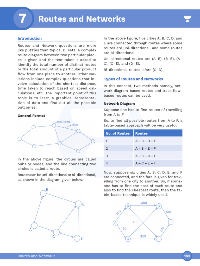 Routes and Networks | PDF