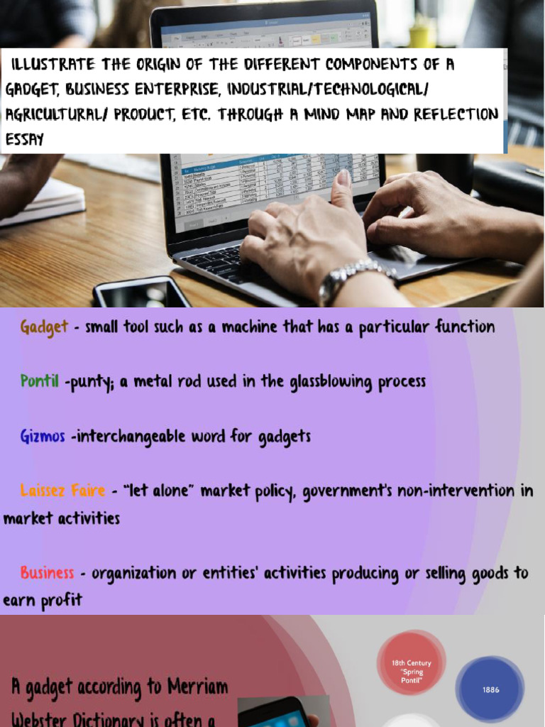 Lesson 4-Origin Different Components of a Gadget ...Agricultural ...