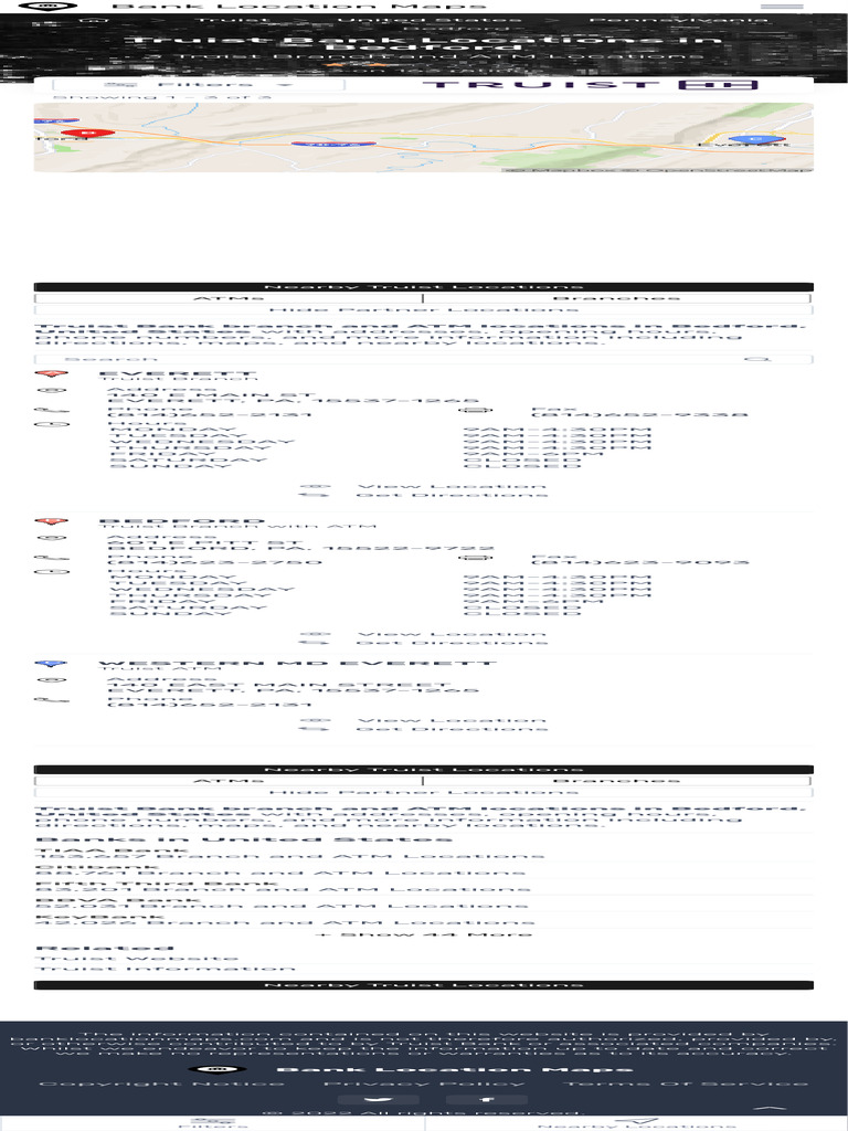 Truist Bank Locations in Bedford | PDF