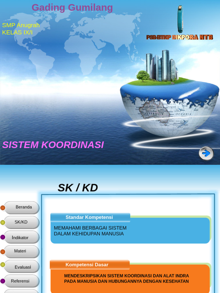 IPA IX 1 KD 1 3 Sistem Koordinasi Ana Su | PDF