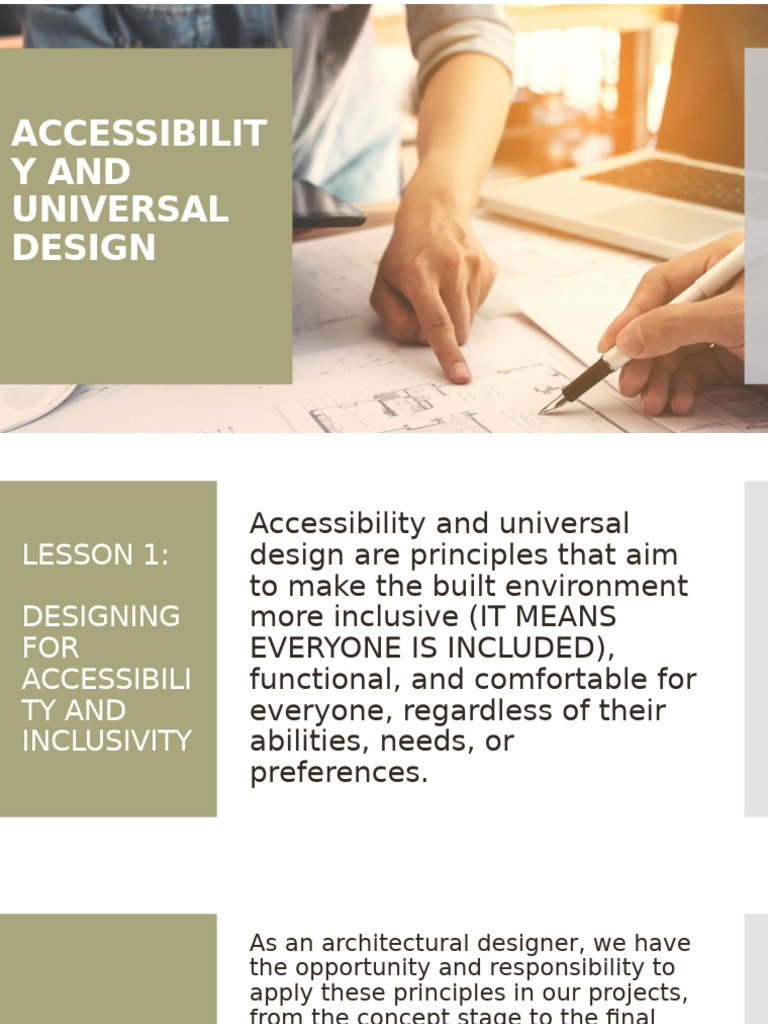 Accessibility and Universal Design | PDF