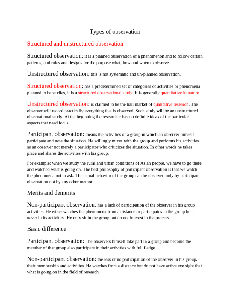 Data Gathering Instruments | PDF