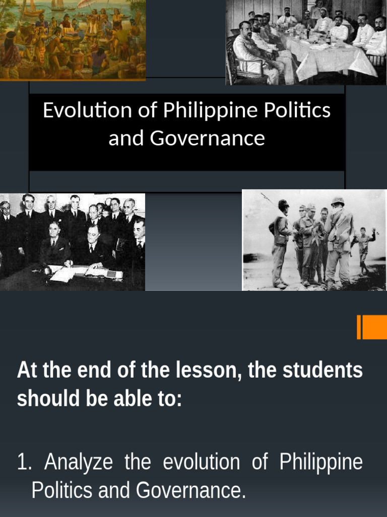 Philippine Politics: Historical Evolution | PDF | President Of The ...