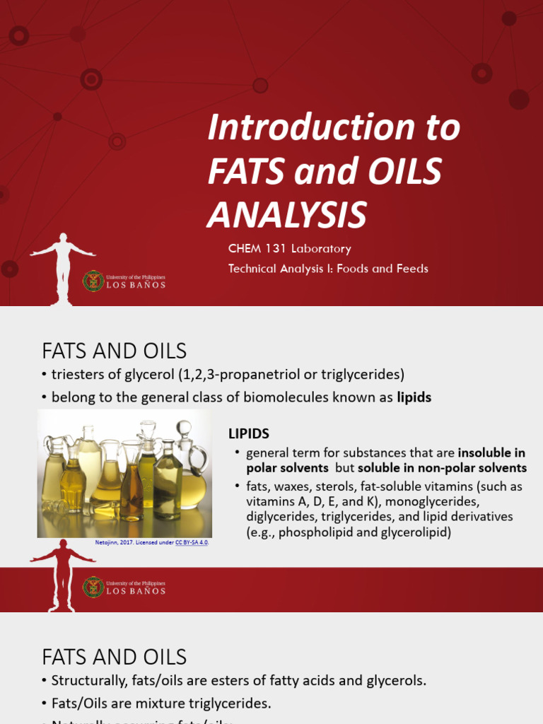 Introduction To Fats and Oils-1 | PDF