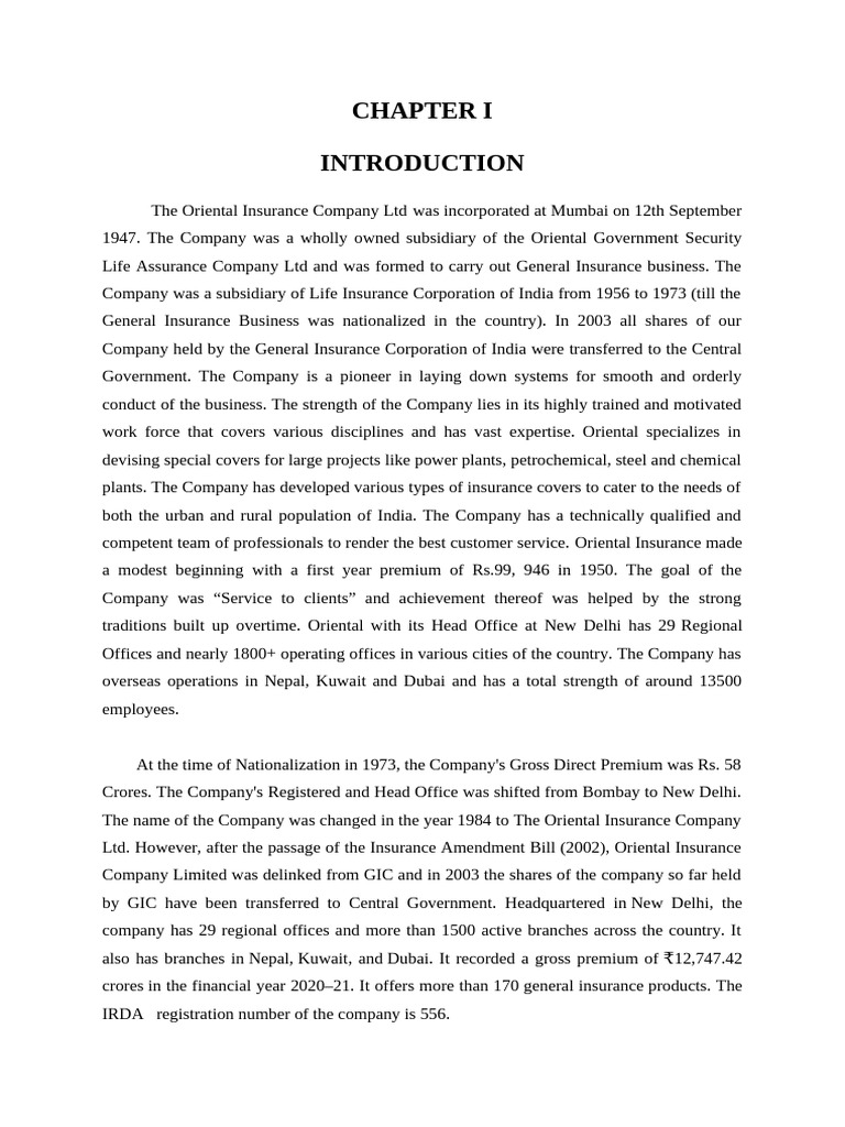 Chapter 1 Intership Report Boomikaa G | PDF