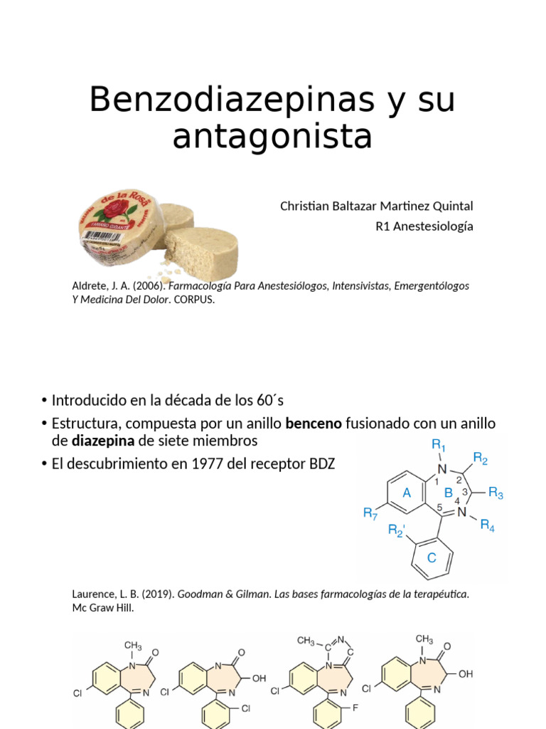 Benzodiazepinas y Su Antagonista | PDF