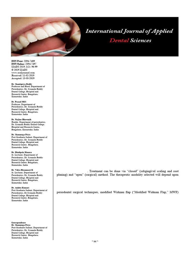 Jurnal 2 - Open Flap Debridement Using Microsurgical Loupes and ...