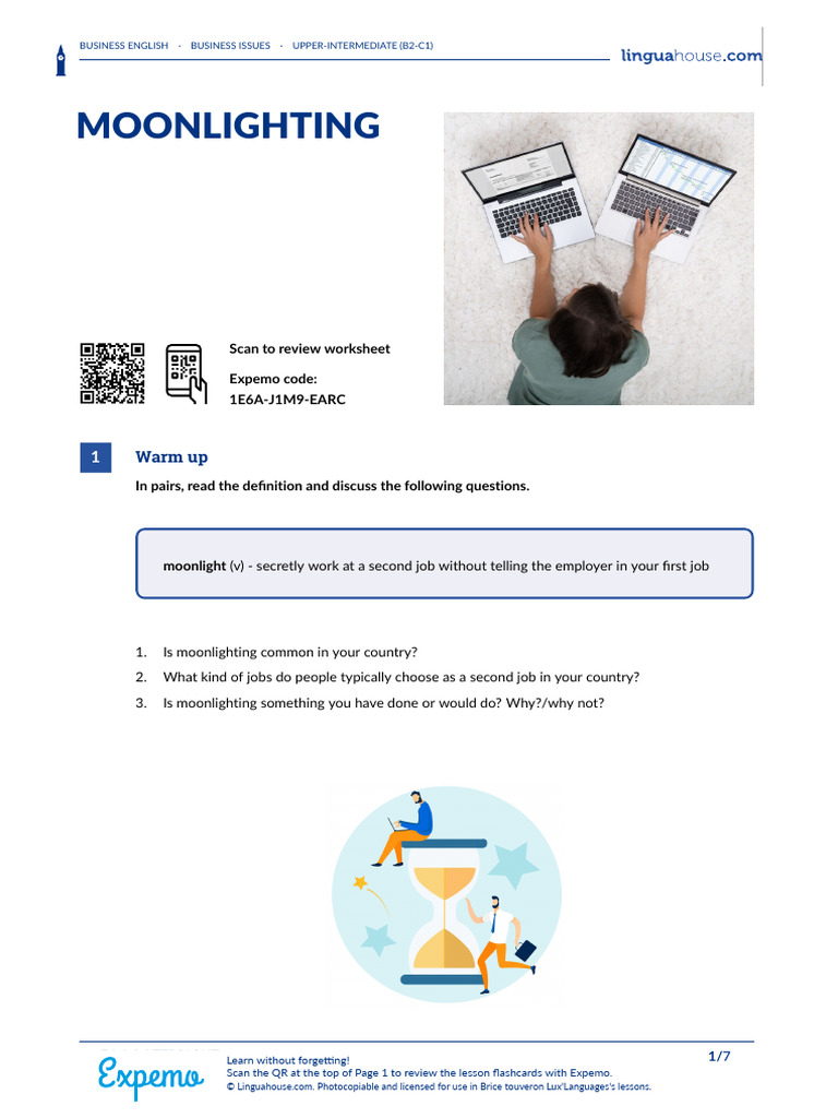 Moonlighting British English Teacher | PDF