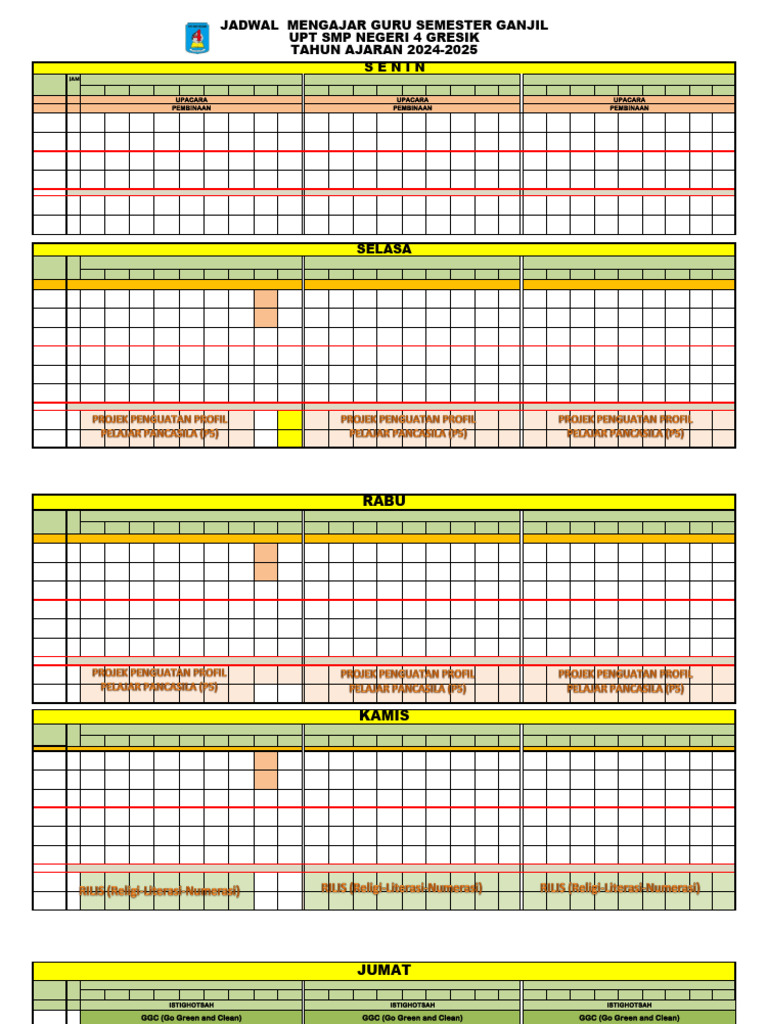 Jadwal Baru Per 2 Sept 2024 | PDF