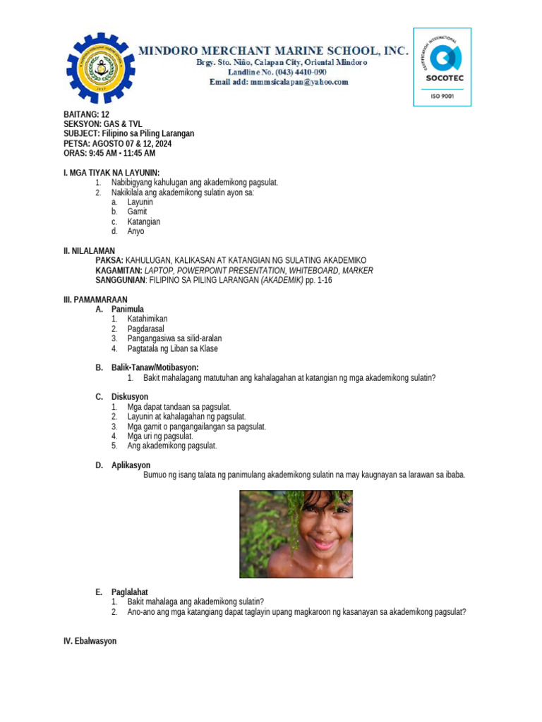 Lesson Plan - Filipino3 Week1 | PDF