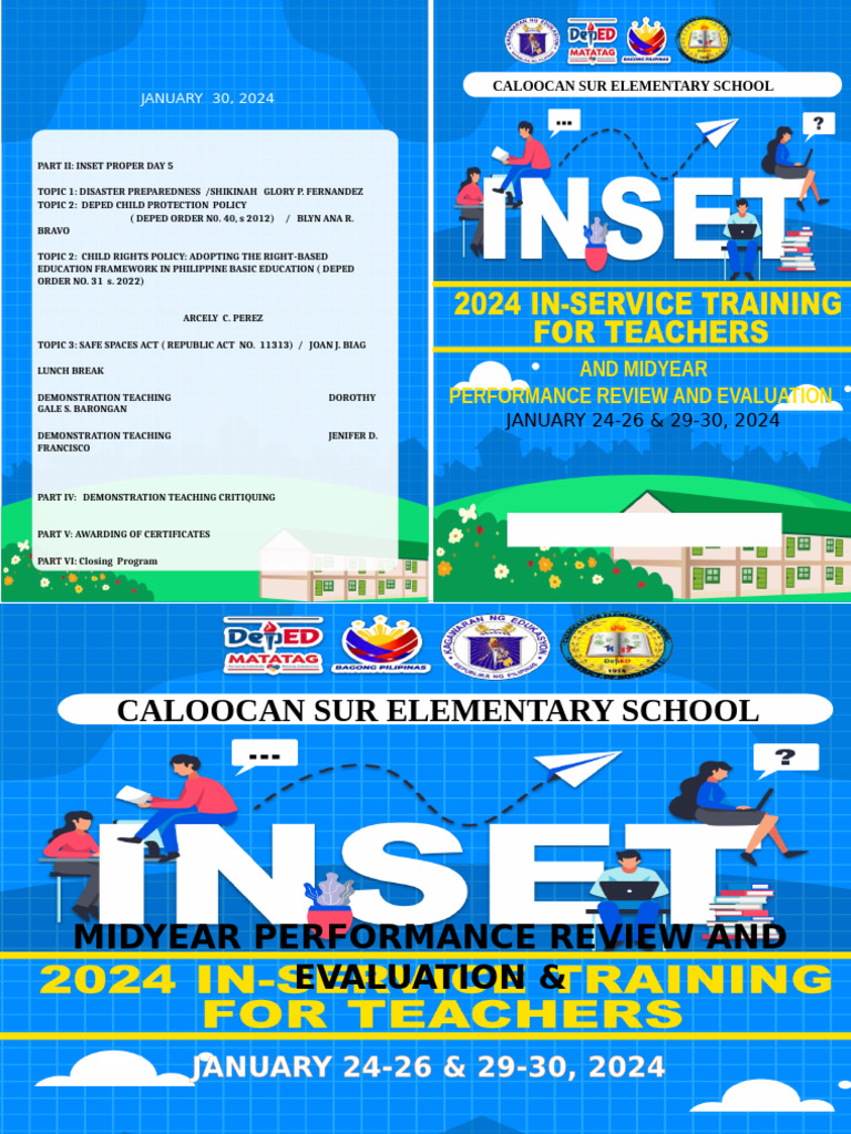 2024 Inset Program and Invitation - Opening or Closing | PDF