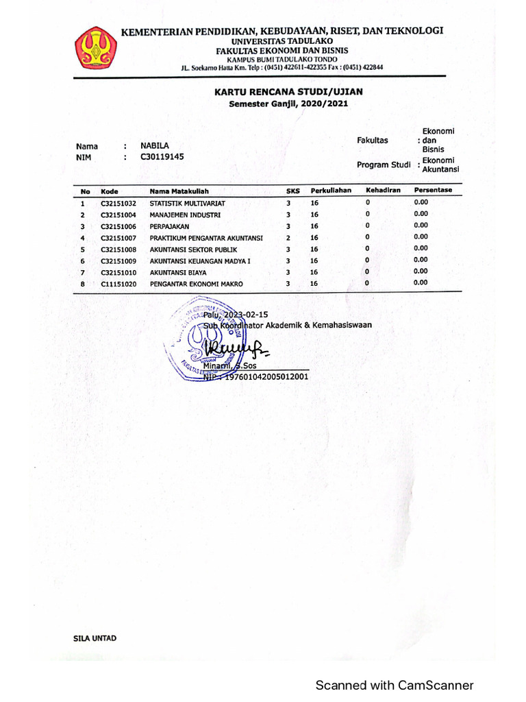 KRS Semester 3 | PDF
