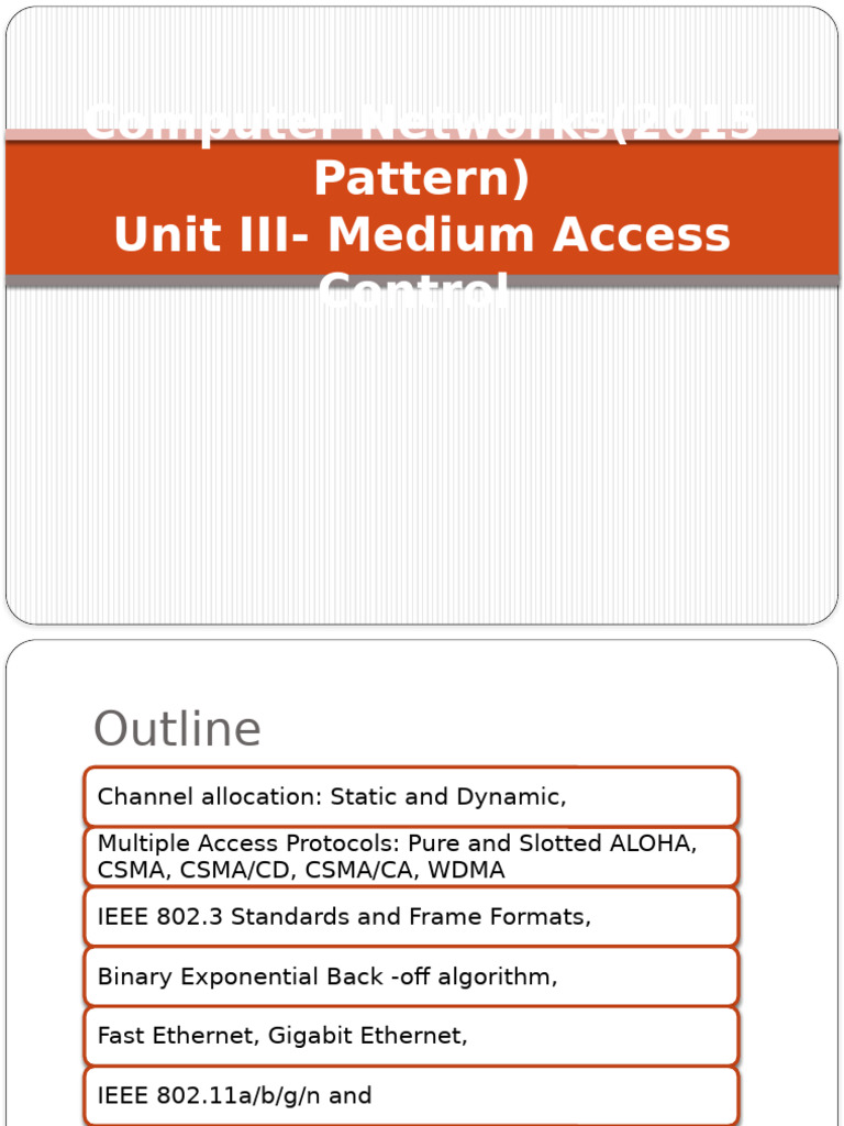 Computer Networks2015 Pattern Unit III 1 | PDF