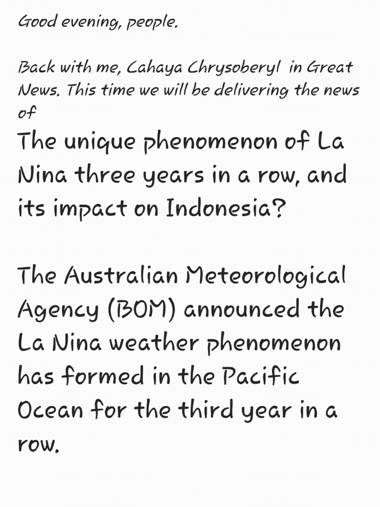 News Anchor Script | PDF