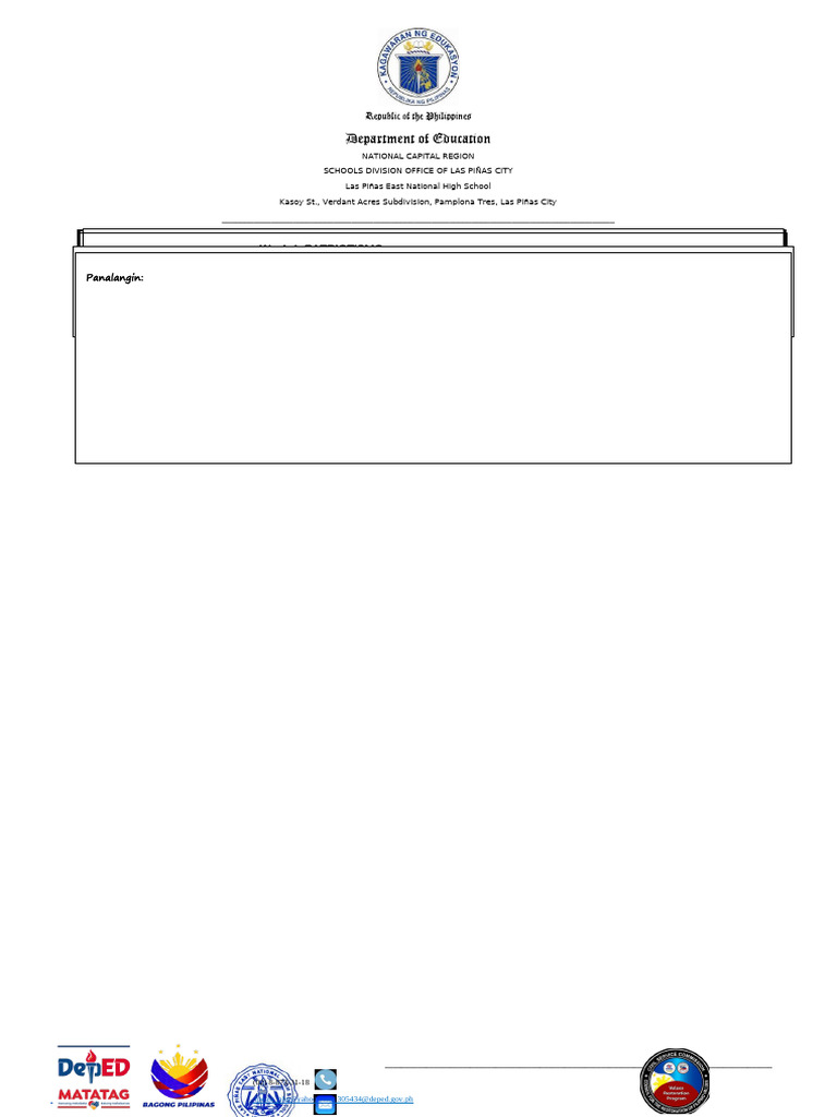 VRP Template 202425 | PDF