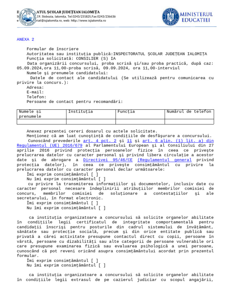 Anexa 2 La HG 1336 - 2022 Consilier Retea | PDF