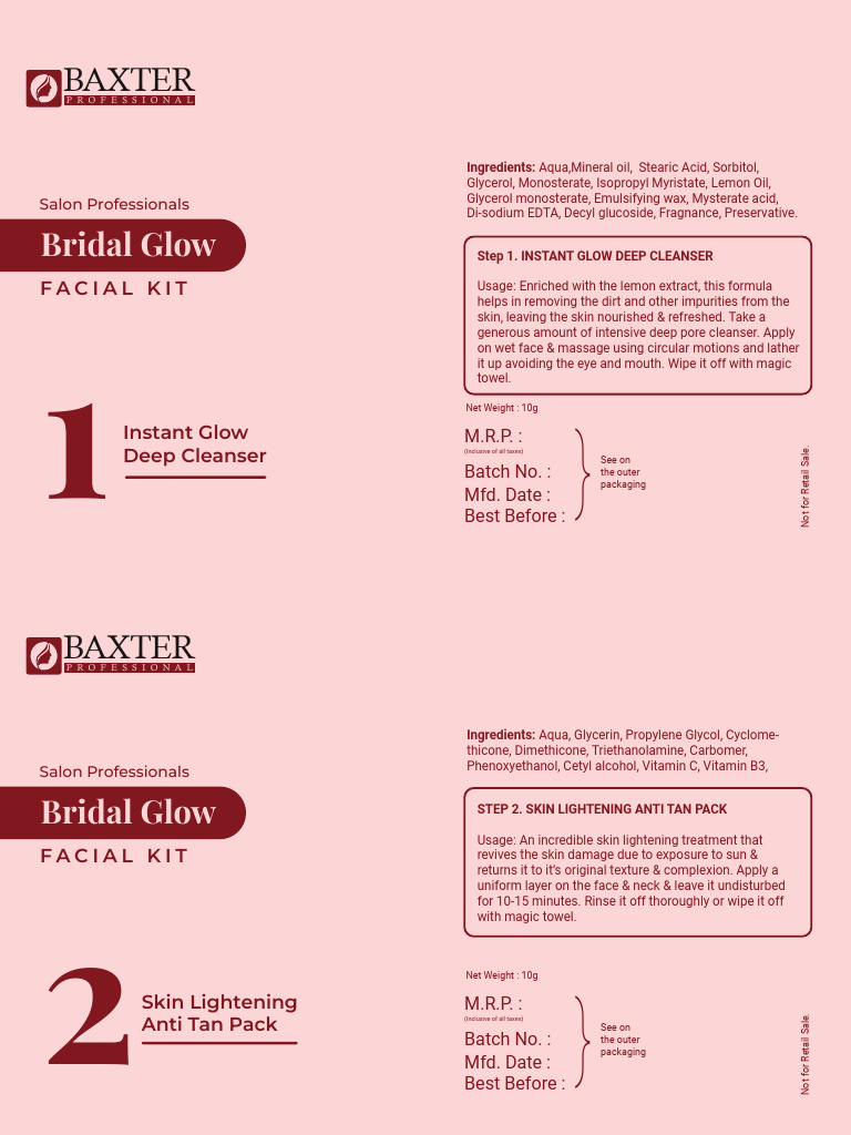 Bridal Inner Pack | PDF