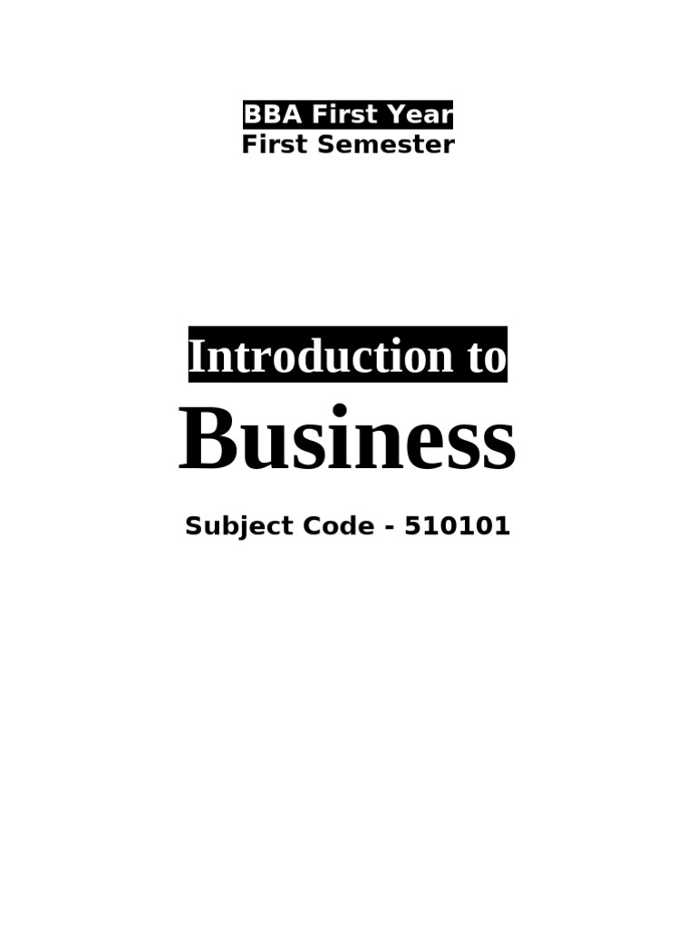 Introduction to Business Concepts | PDF | Partnership | Business