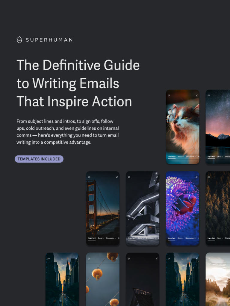 Definitive Guide To Writing Emails - Superhuman 1 | PDF