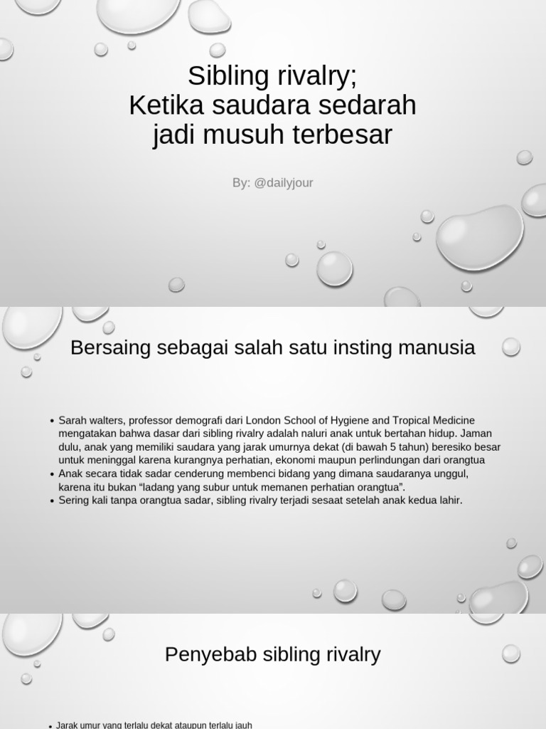 Sibling Rivalry - PPTX - 20240823 - 133253 - 0000 | PDF
