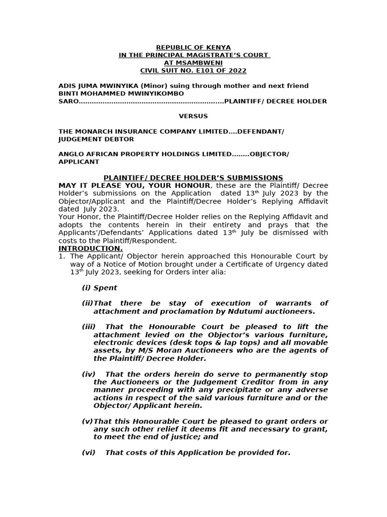 Adis Juma Submissions | PDF