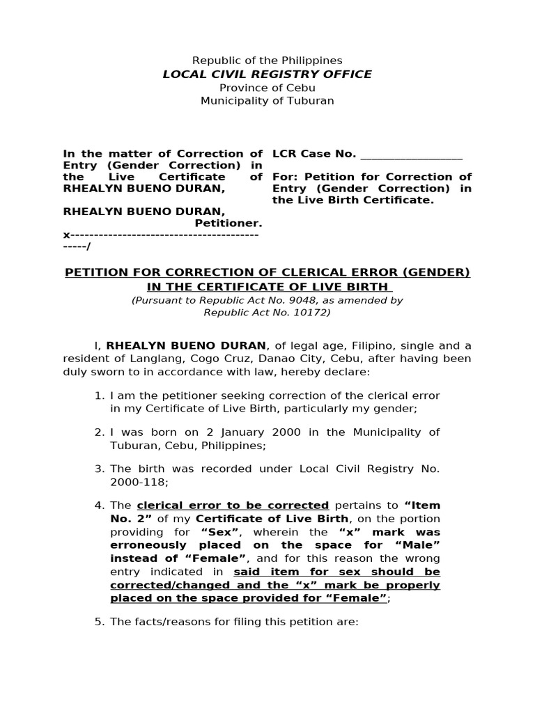 Duran Correction of Entry | PDF